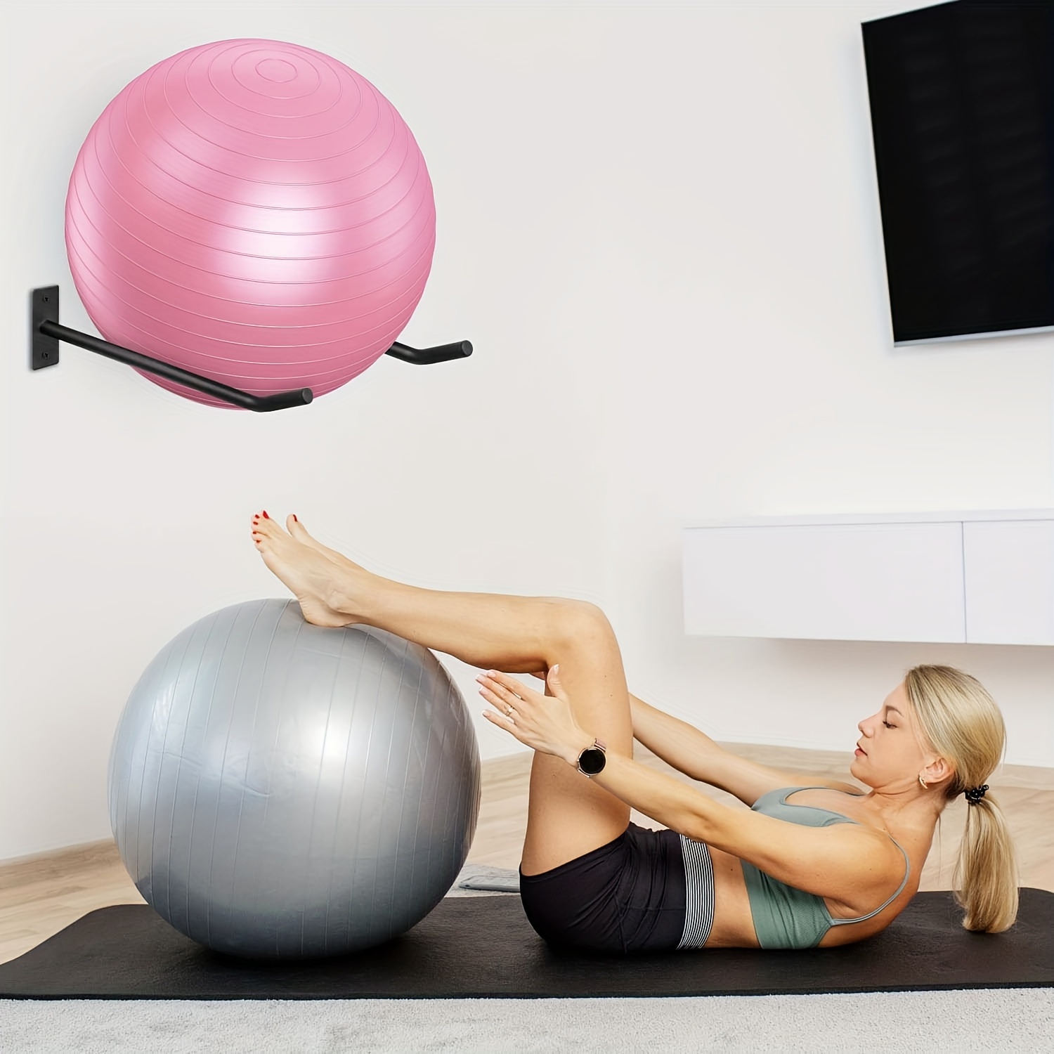 metal fitness ball holder wall mounted ball Temu United Arab Emirates