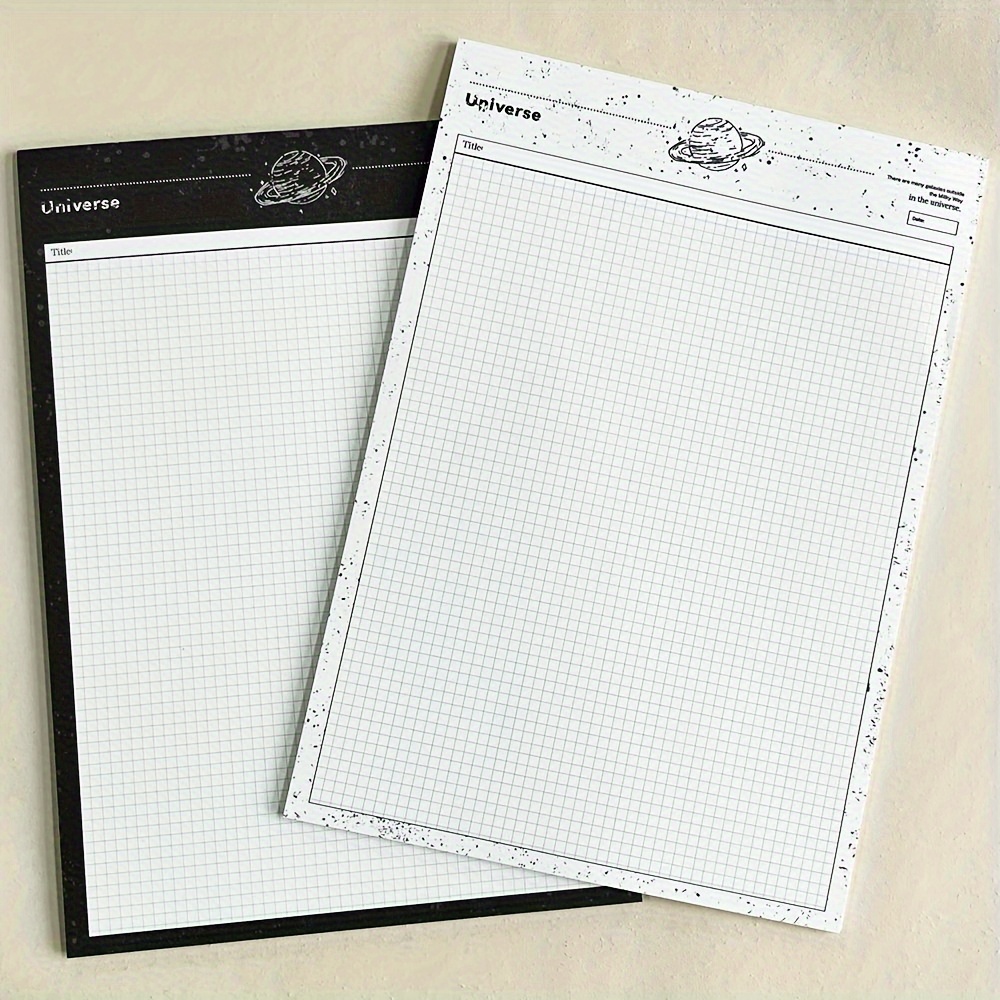 Universe Themed Writing Pads – Matte Finish B5 Size – Choice Of Lined ...