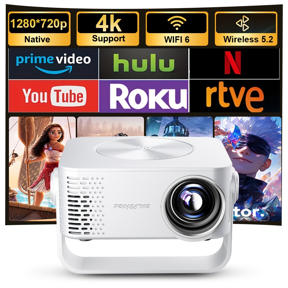 4k mini portable projector sold on Temu United States