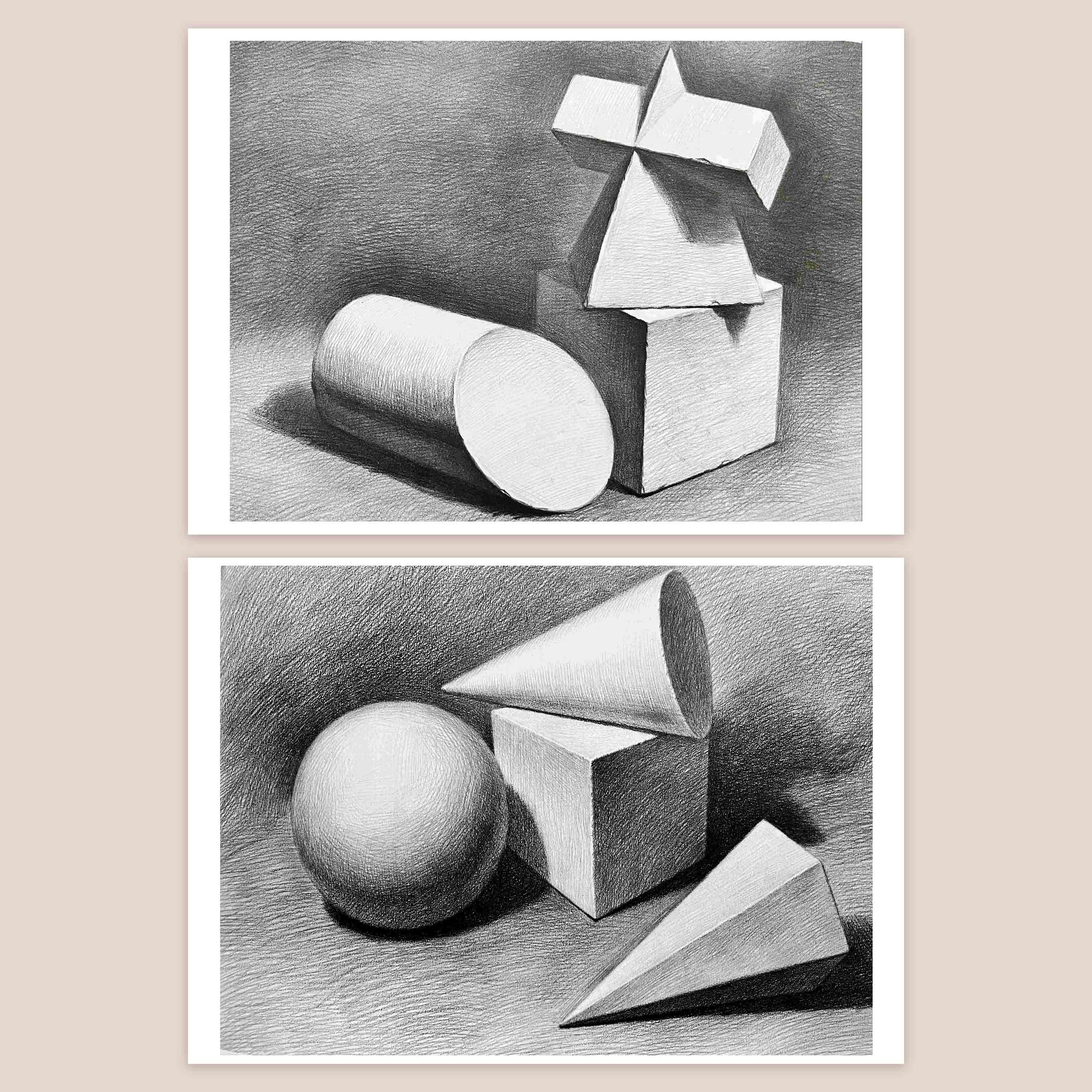 Art Student Drawing Copying Sketchbook 32 Copperplate Paper Drawing ...