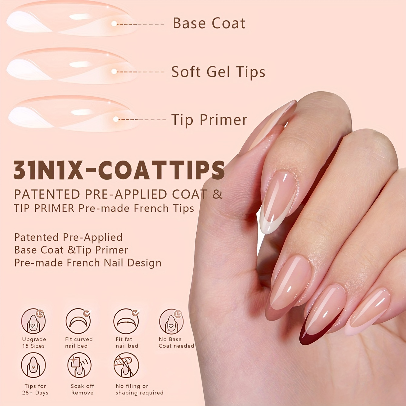 Pre designed nail tips store