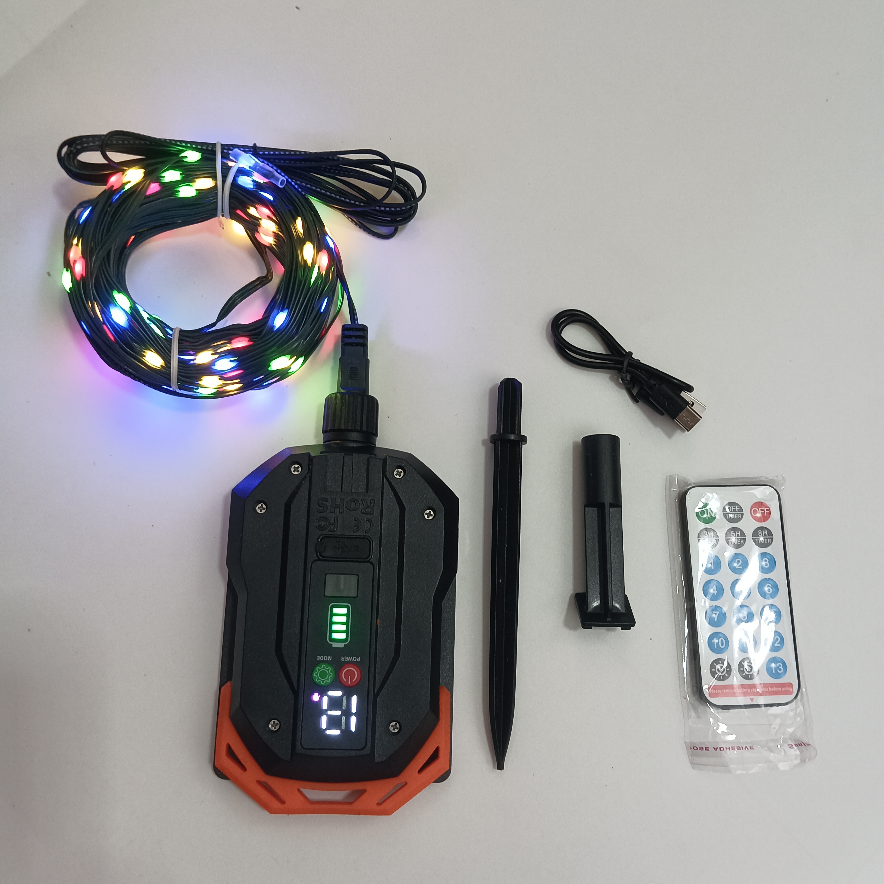 Large Solar Panel Led String Lights Outdoor Fast Charge - Temu Ireland