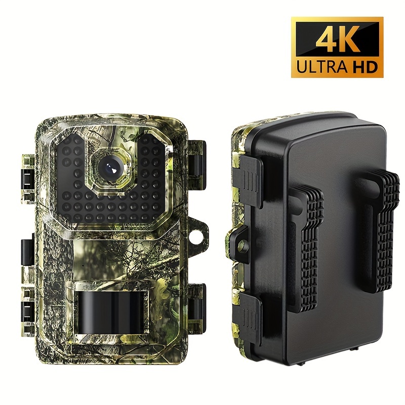 Trail Camera 4k Ultra Hd 16mp Weatherproof Outdoor Wildlife - Temu ...