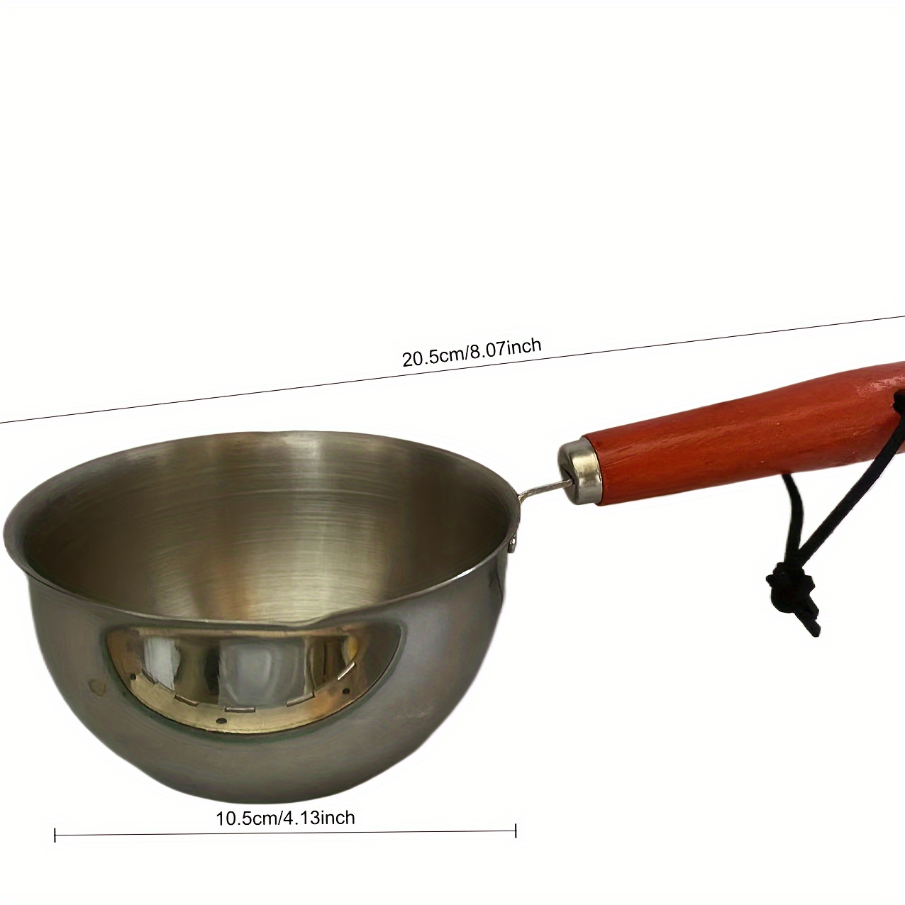 Stainless Steel Oil Pouring Small Pot Thickened Kitchen Mini - Temu Canada