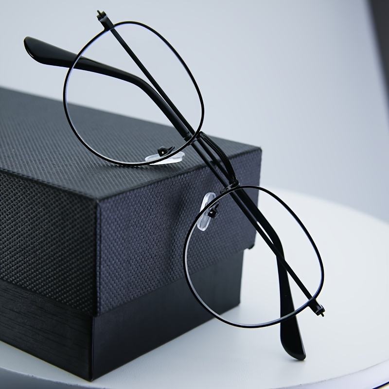 round frame glasses sold on Temu United States