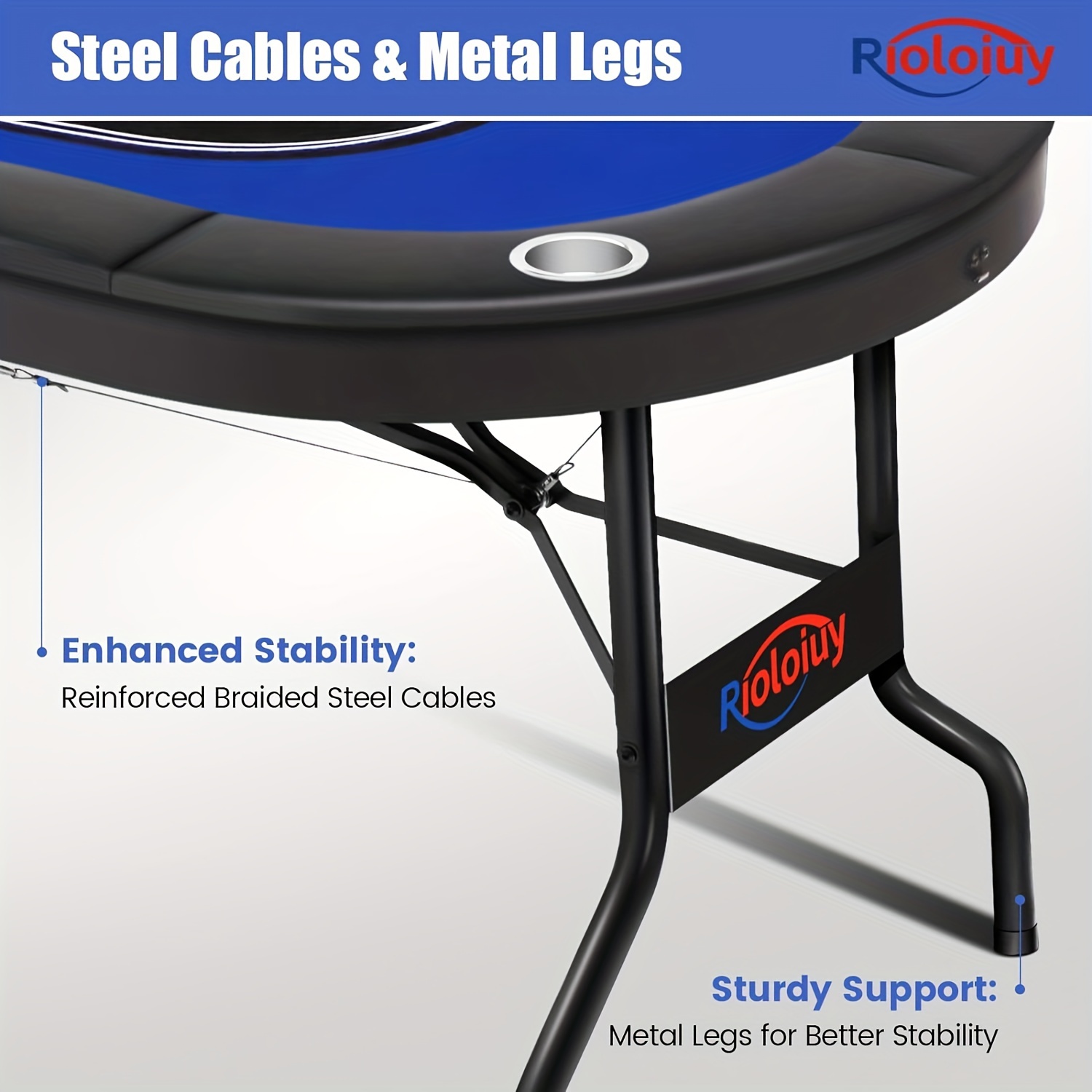 poker table foldable 8 player folding poker tables w collapsible legs ...