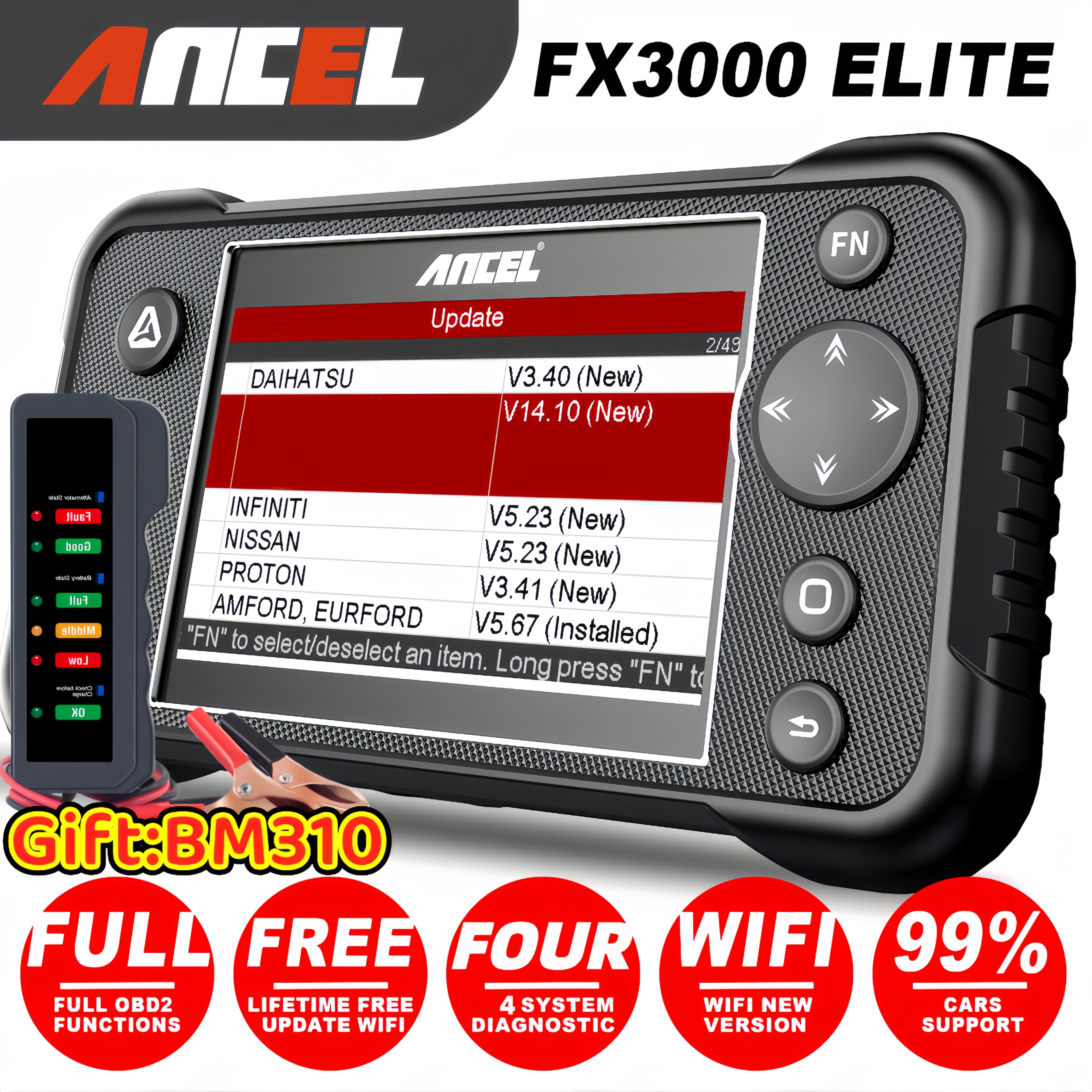car diagnostic tools sold on Temu United States