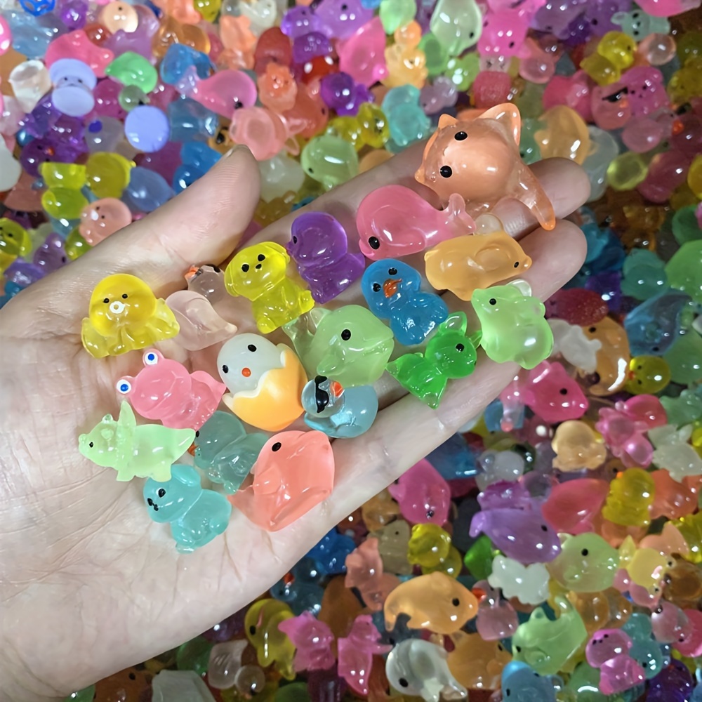 Resin Animals Unbranded 100 Pcs Mini Resin Lizards Small Mini Animals ...