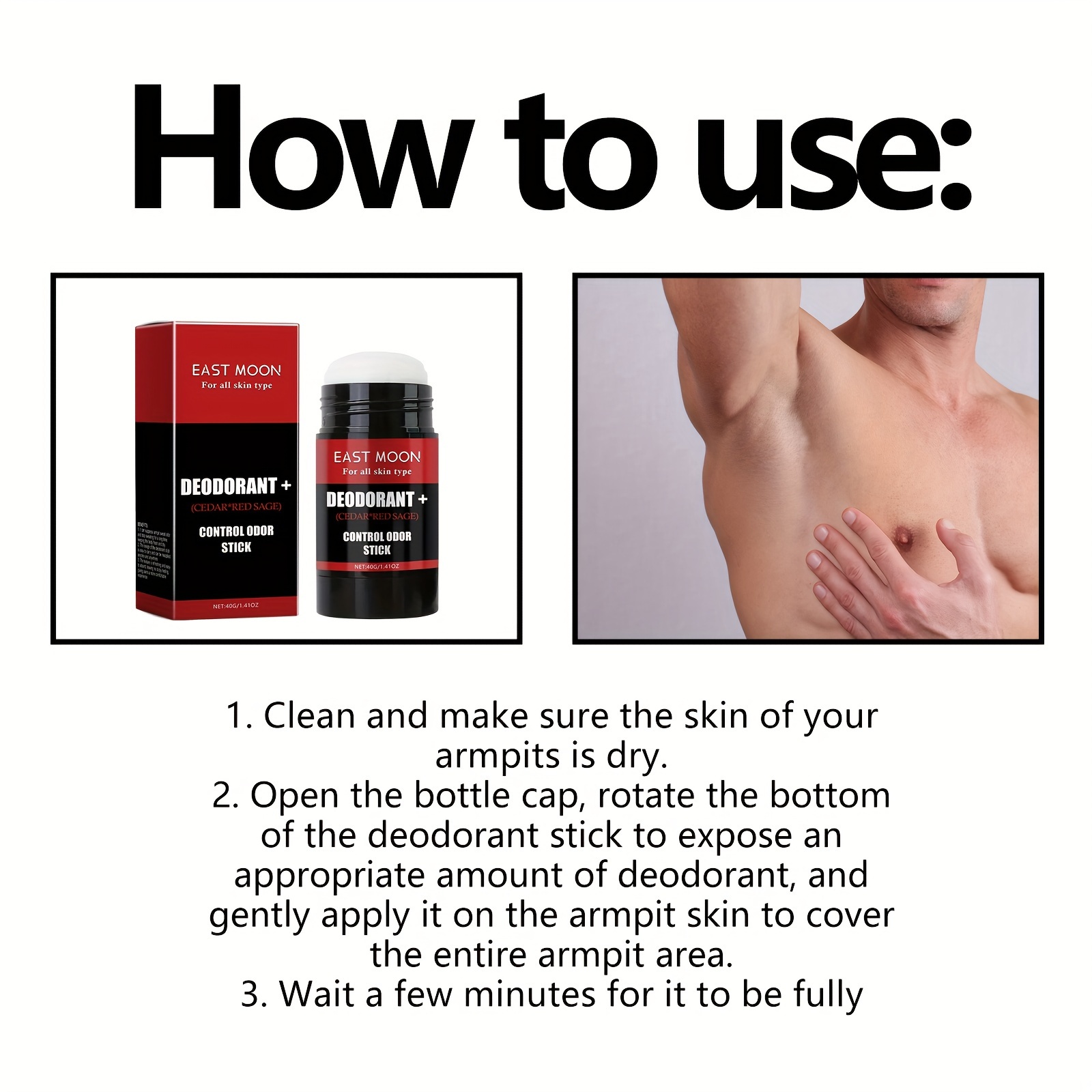 Men's Deodorant Stick Odor Control Natural - Temu