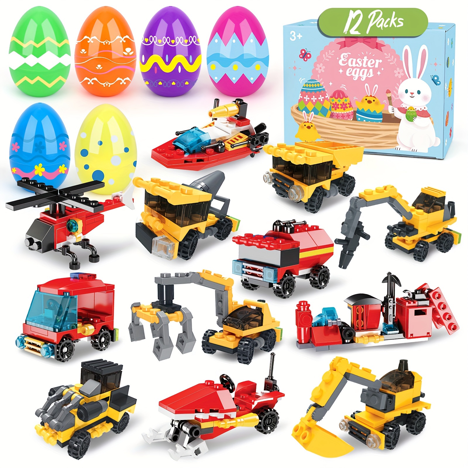 2024 Easter Set Fire Engineering Building Blocks Set Toys - Temu Australia