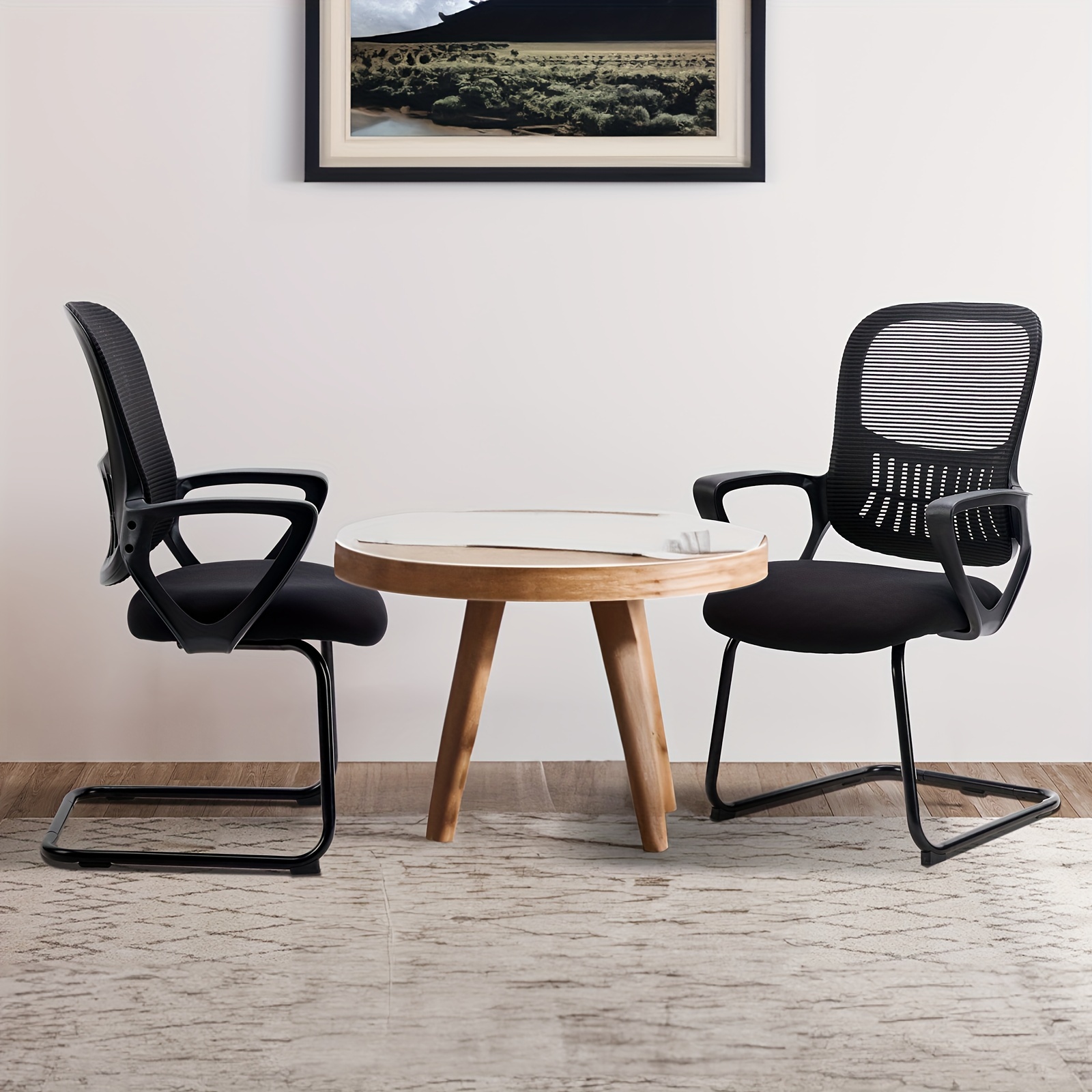 Room Chair Reception Chair Office Guest Chair Mesh - Temu