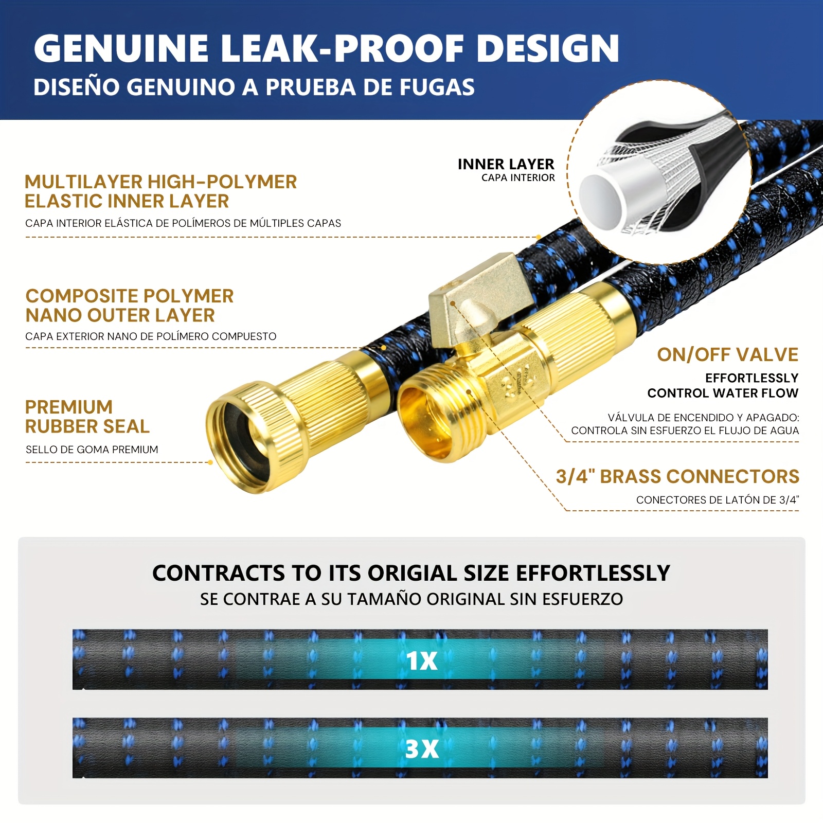 water hose sold on Temu United States