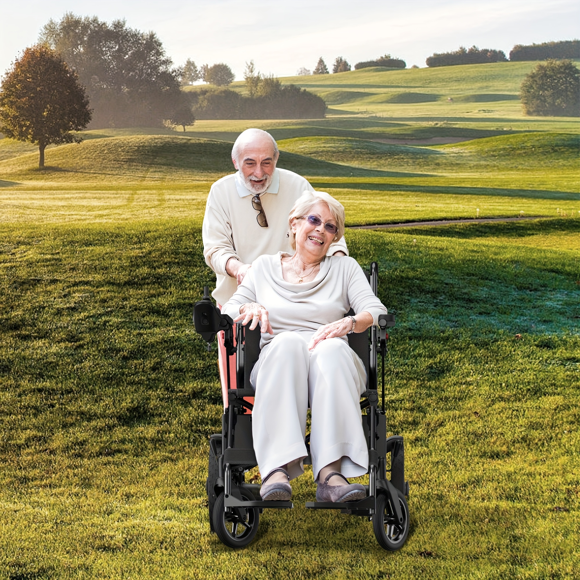 motorized wheelchair sold on Temu United States