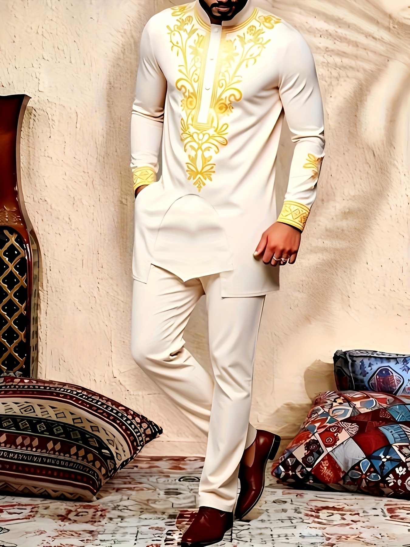 african clothes for men sold on Temu United States