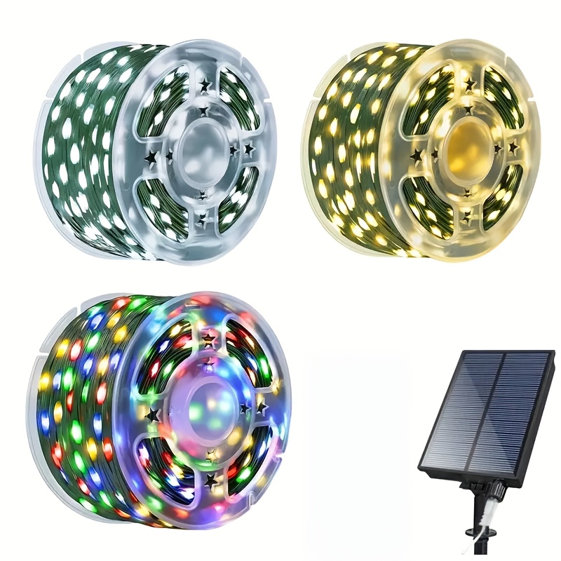 solar christmas lights sold on Temu United States