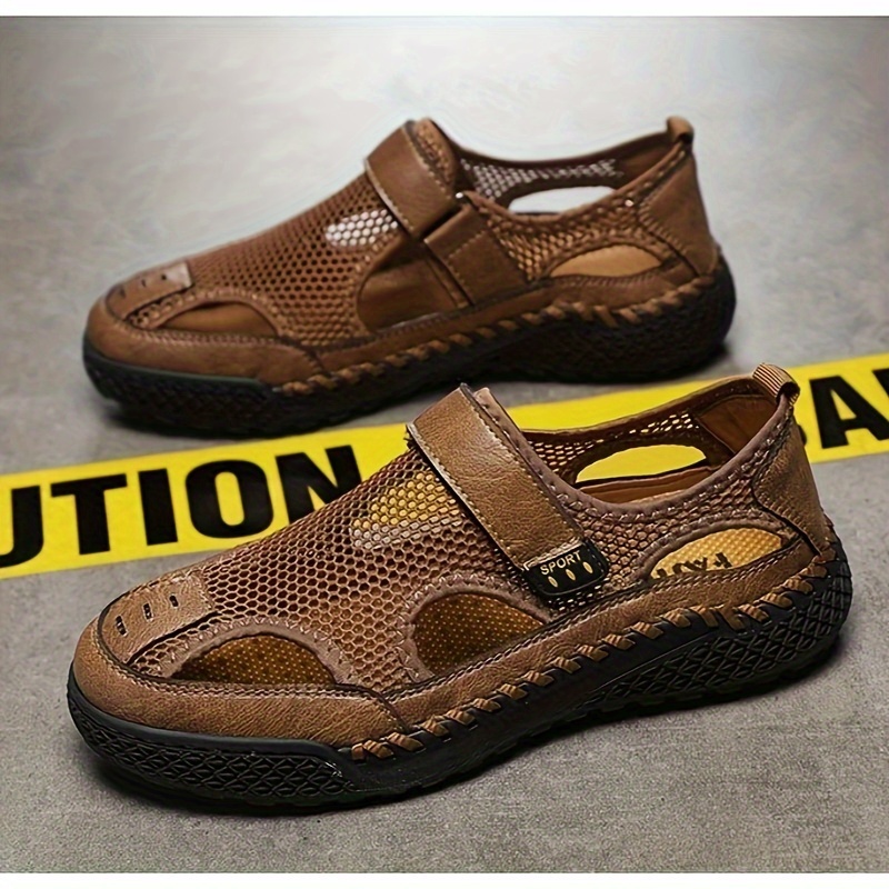 summer new breathable outdoor beach sandals mens river wading shoes soft sole wear resistant mesh surface breathable casual shoes men s shoes Temu United Kingdom