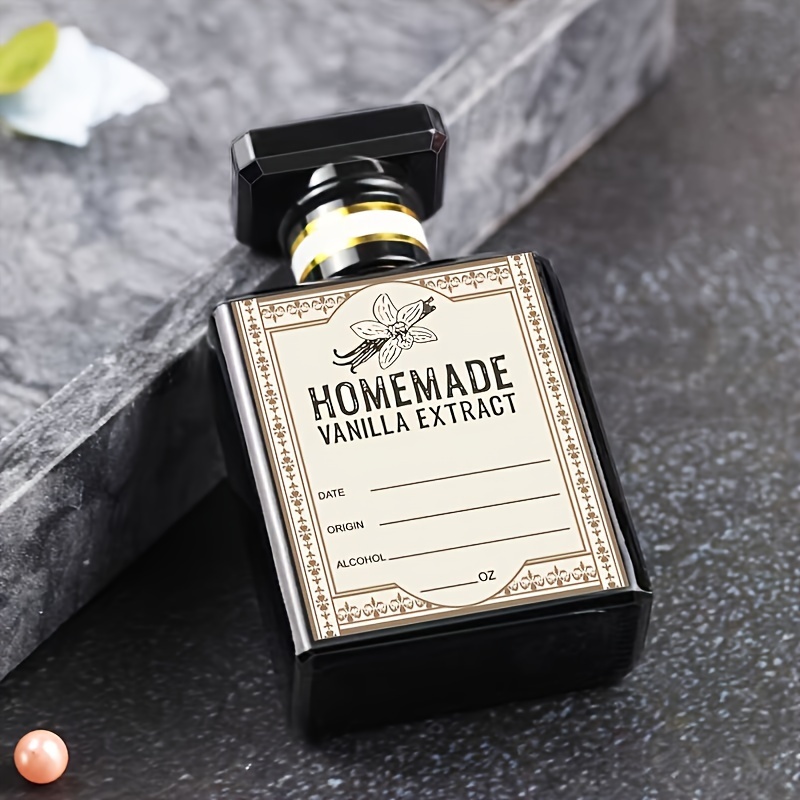 homemade vanilla extract labels gift tags - {region_name}