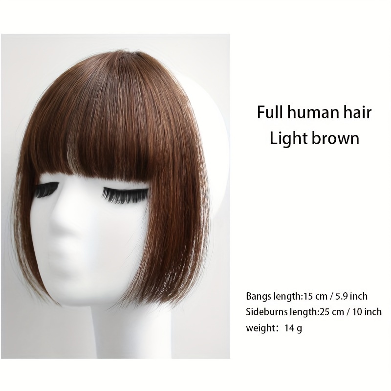 Hime Cut Hair Bangs Sideburns Jellyfish Hair Bangs Human - Temu United ...