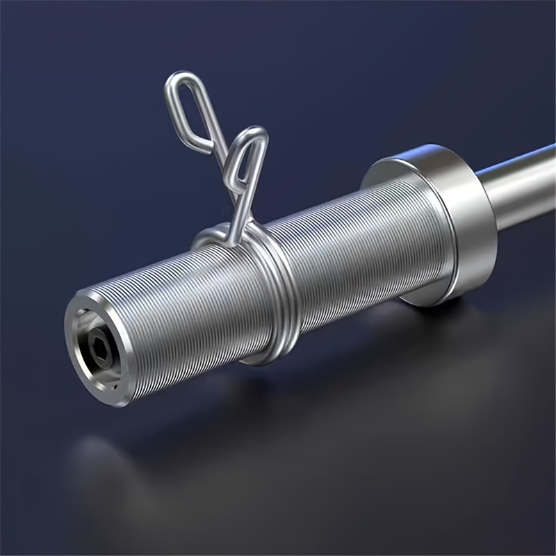 Stainless Steel Barbell Set Straight Curved Bars - Temu