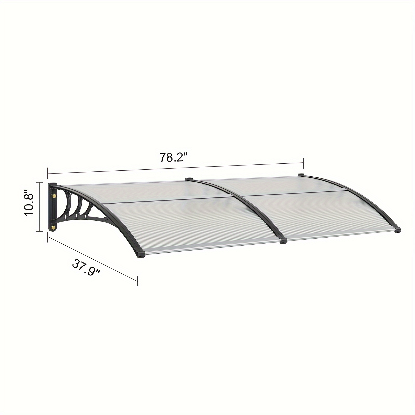 Window Door Awning Canopy + Polycarbonate Entry - Temu