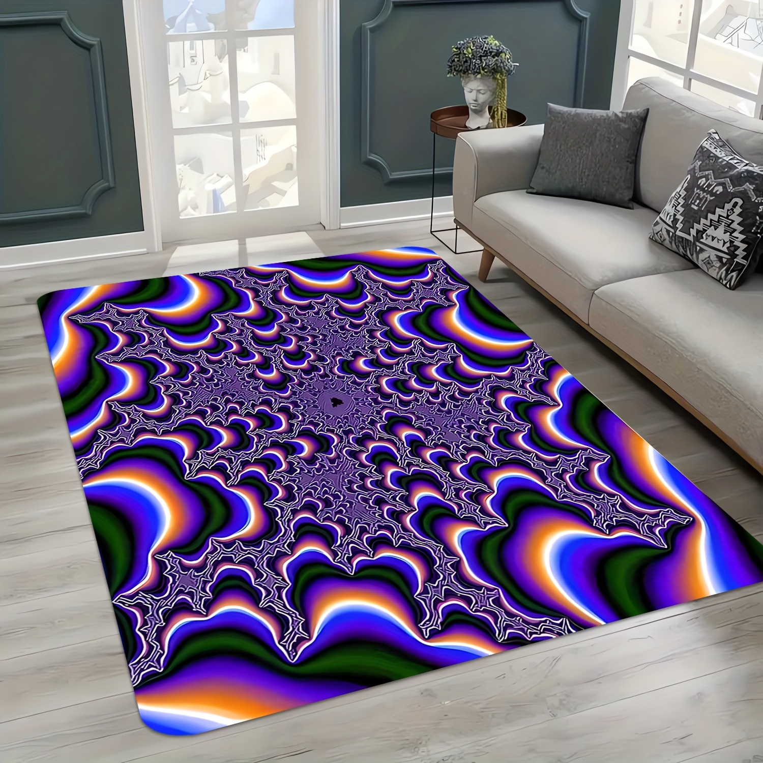 Trippy Living Room Rugs