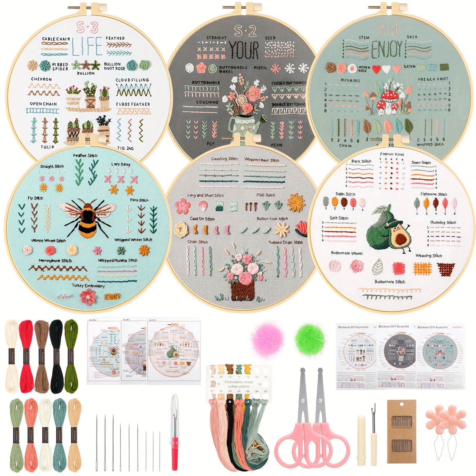 cross stitching kits sold on Temu United States