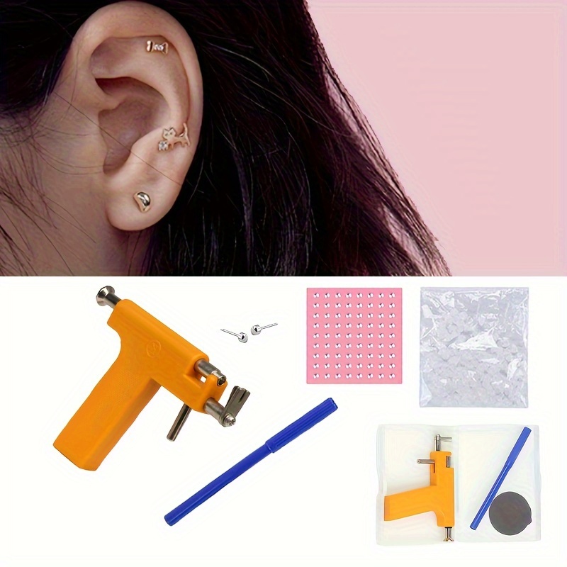 Disposable Sterile Ear Piercing Kit Ear Tragus Piercing Gun - Temu ...