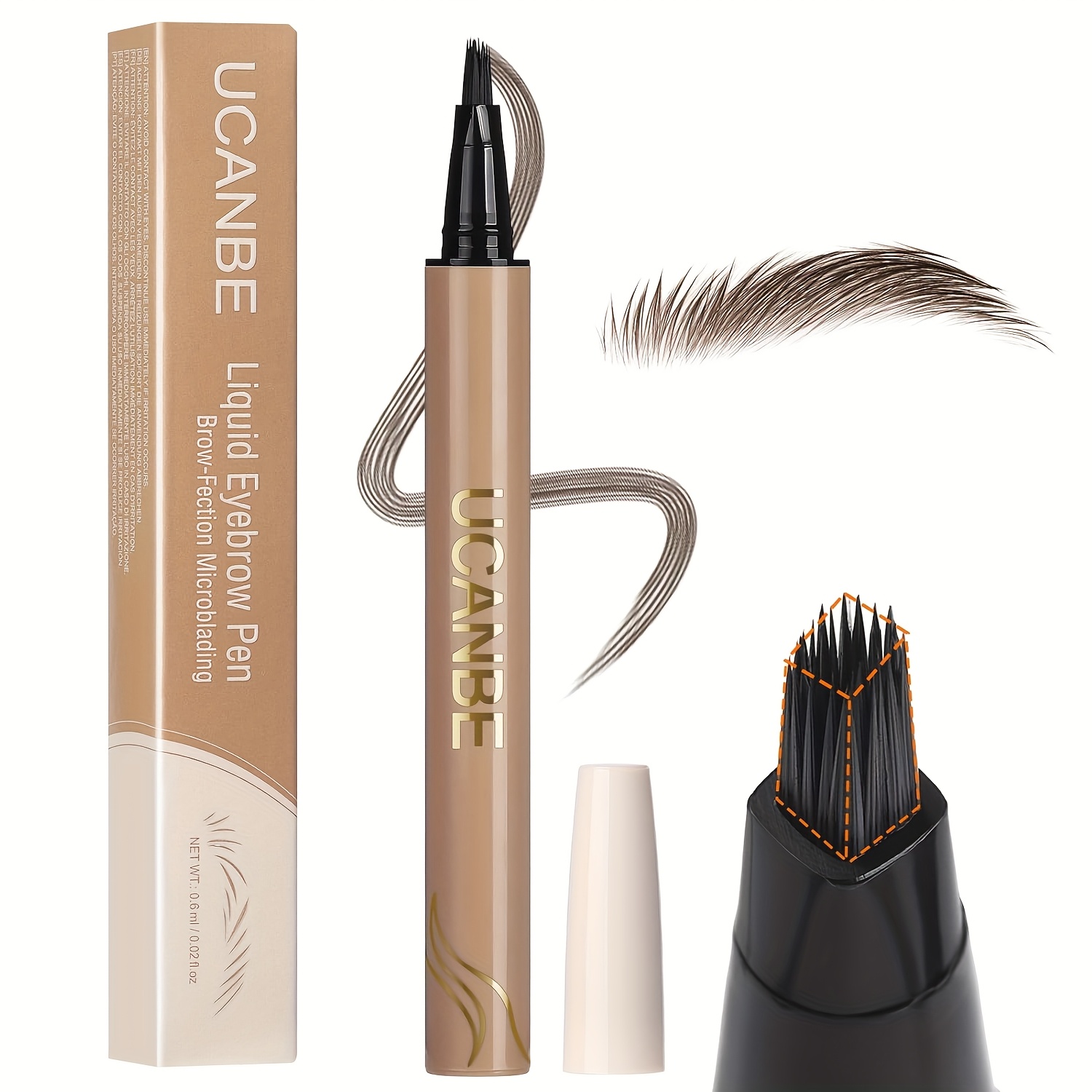 eyebrow pen sold on Temu United States