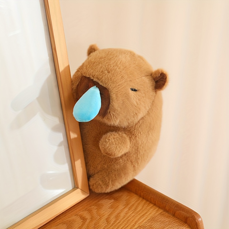 cute capybara plush doll soft stuffed plush capybara kawaii - Temu