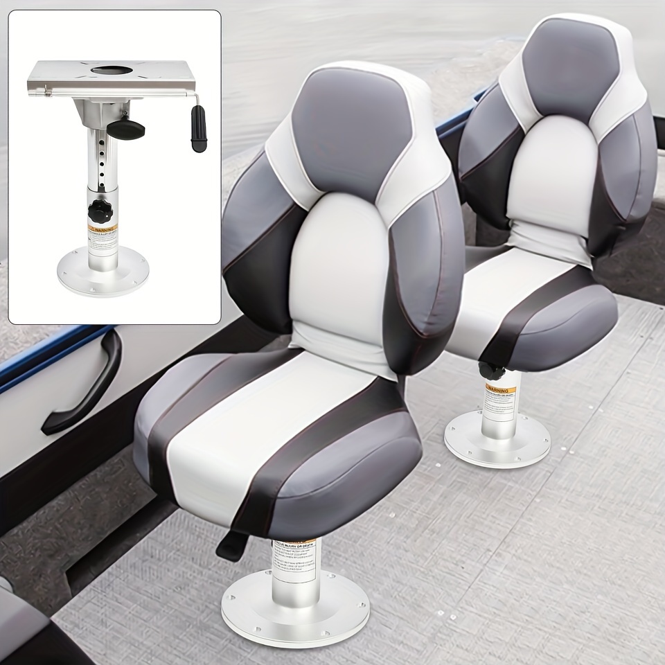 boat seat pedestal boat with aluminum slide swivel adjustable height ...