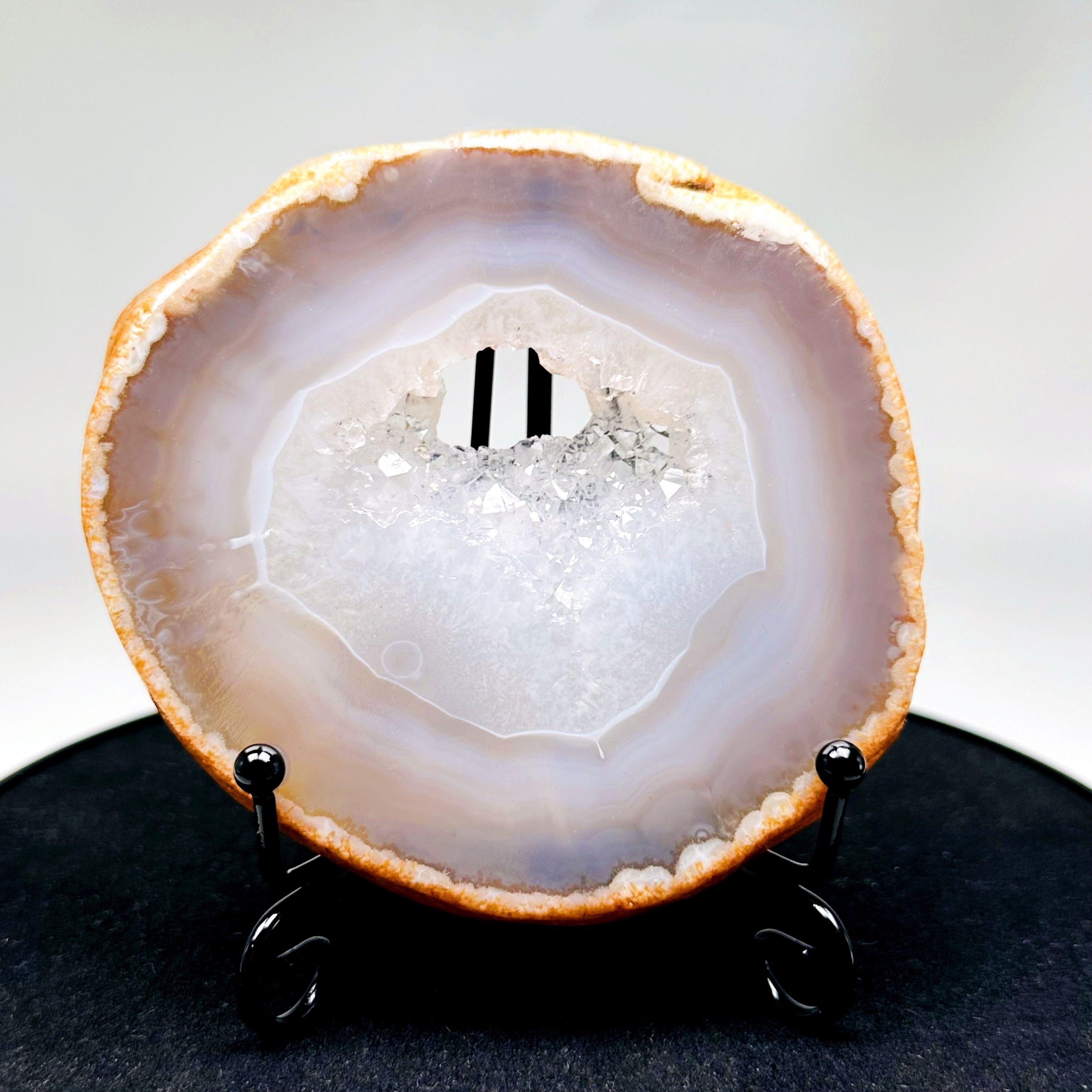 Natural Geode Agate Base Perfect Home Office Decoration - Temu