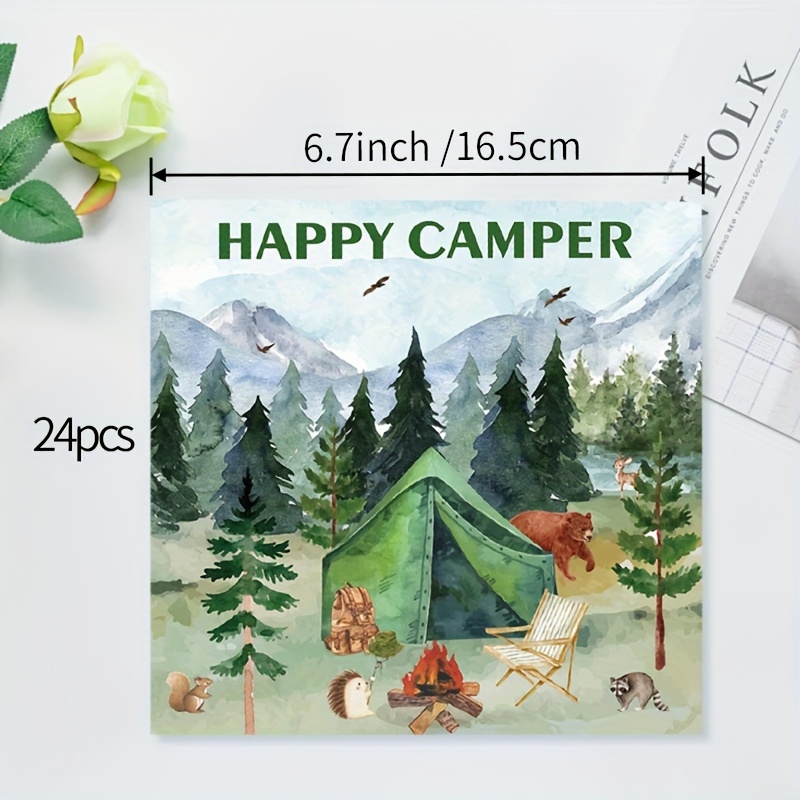 New Happy Forest Camping Travel Harmony Party - Temu