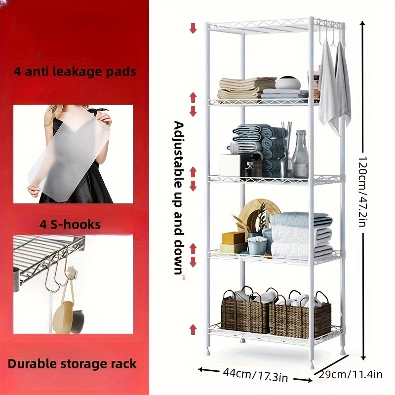 Multi purpose Carbon Steel Storage Rack Kitchen Storage Rack - Temu ...