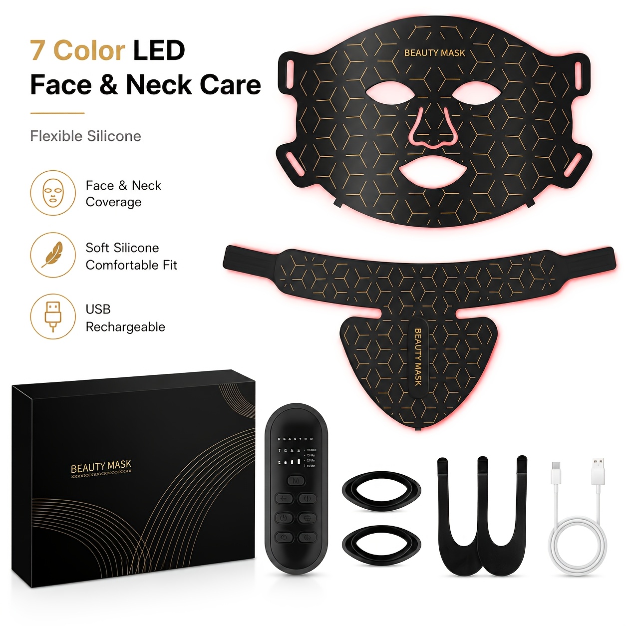 led face mask sold on Temu Canada