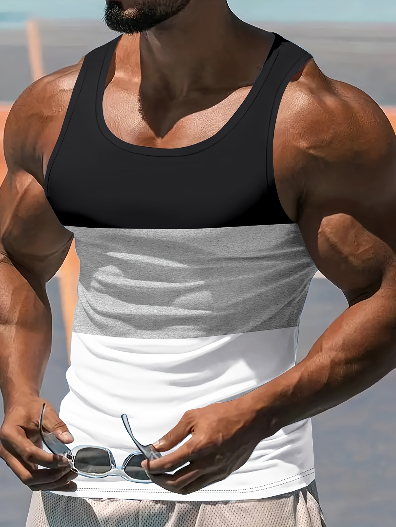 Men Tank Tops Gym on Temu Canada