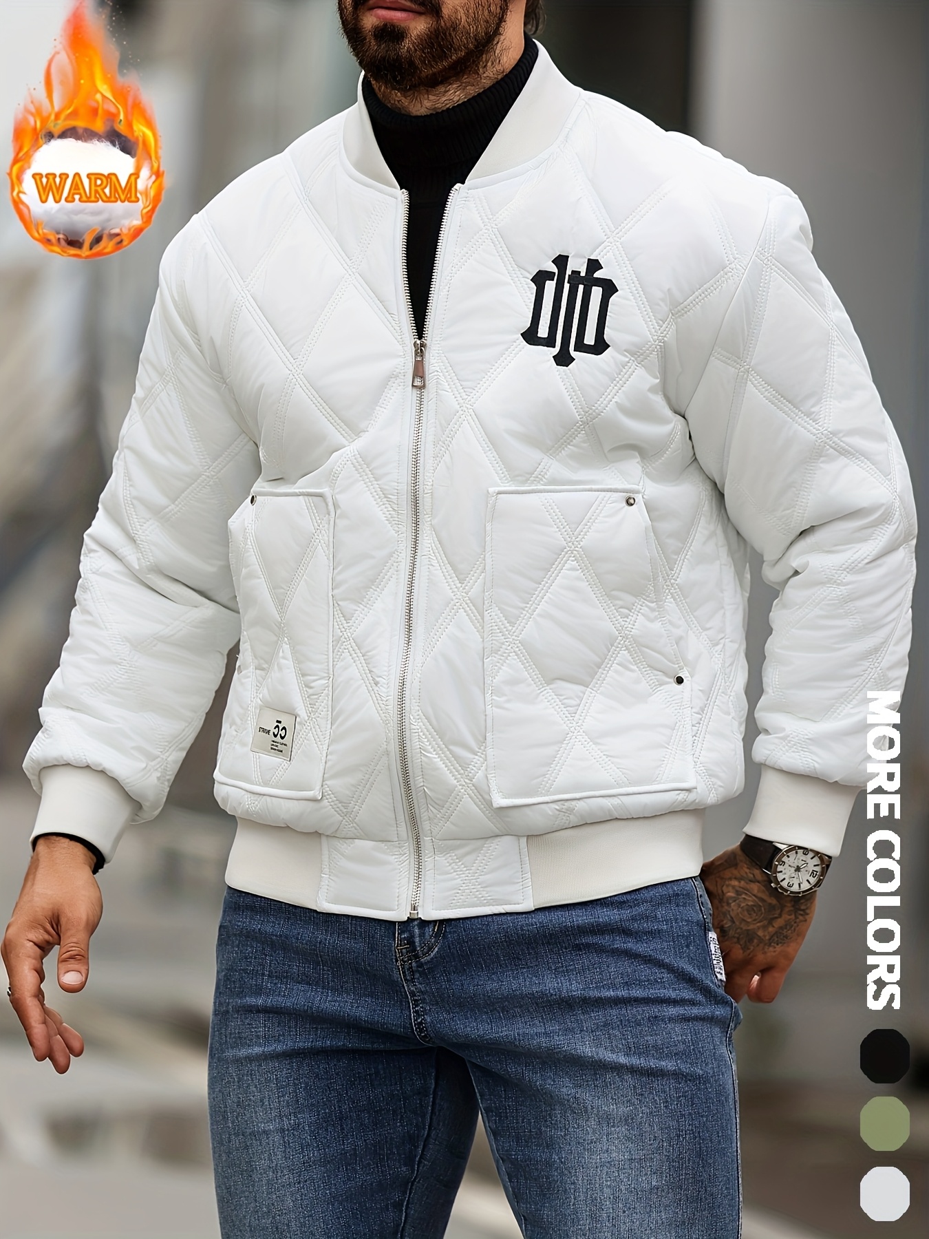 Men's Jackets &Coats - Temu Canada