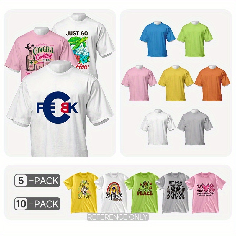sublimation blanks shirts sold on Temu United States