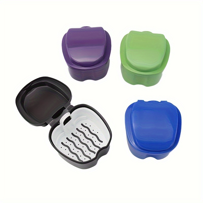 "easy-carry" Compact Portable Denture Case - 9.4cm X 9.14cm Large ...
