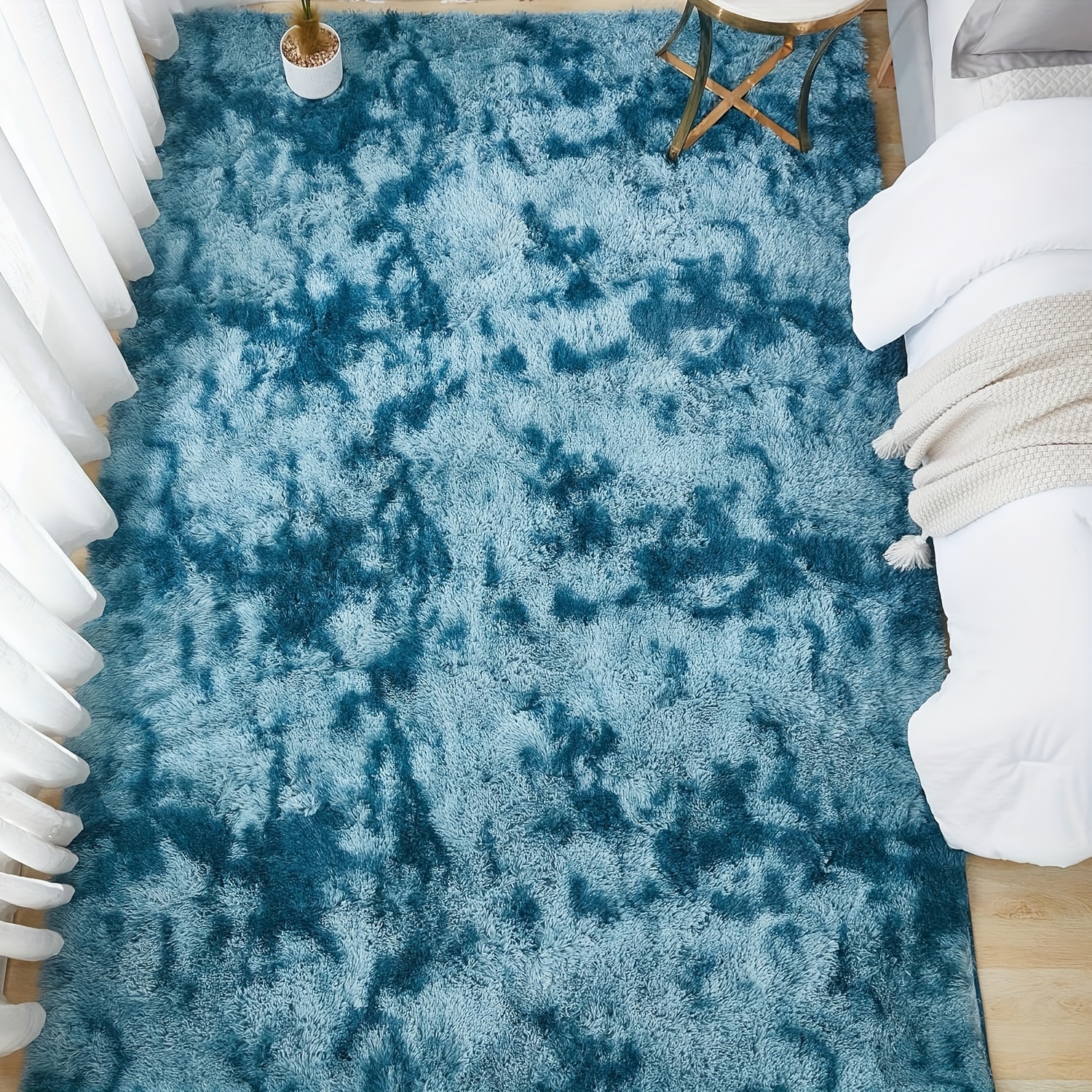 Soft Fluffy Shag Area Rugs Living Room Shaggy Floor Carpet - Temu ...