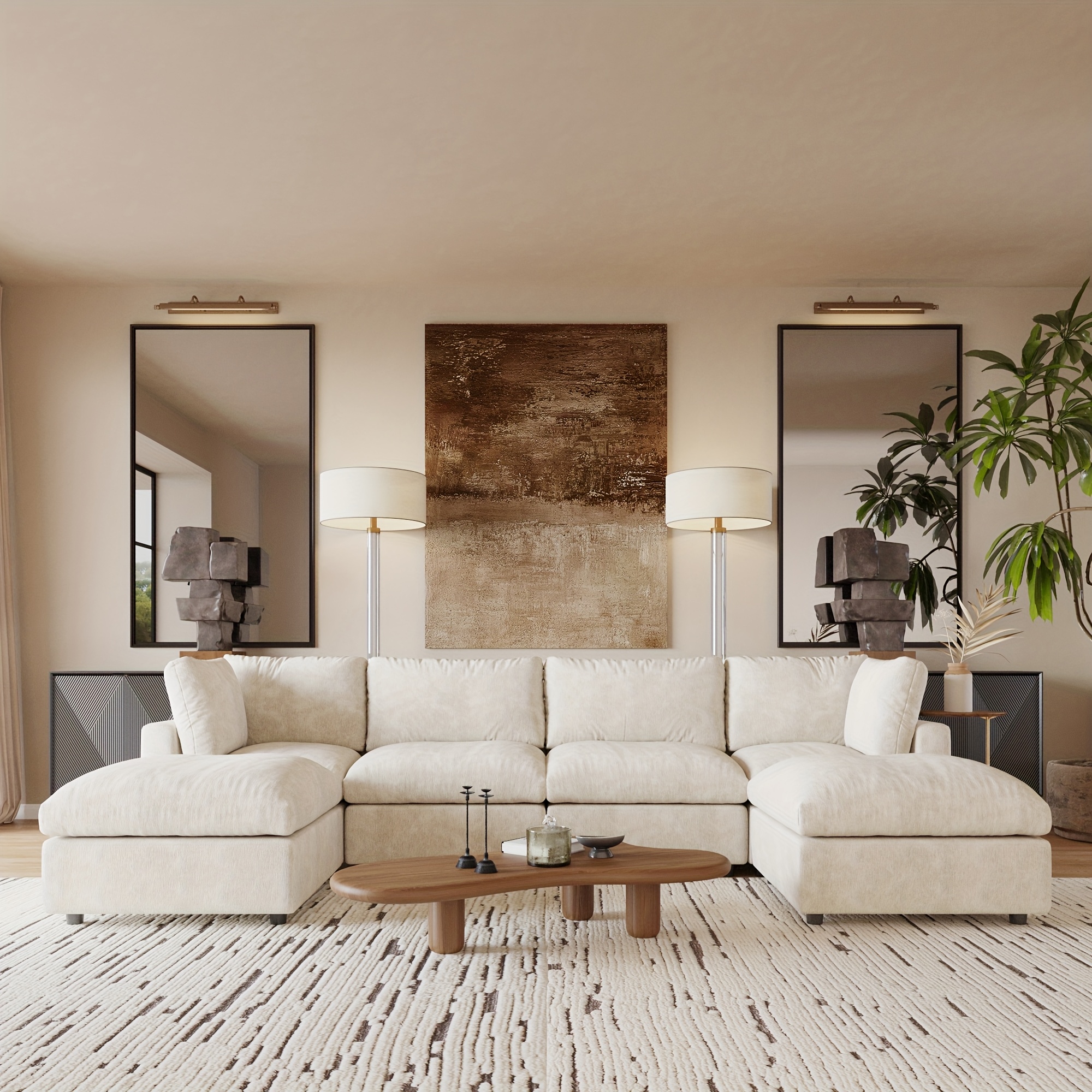 cloud sofa sold on Temu United States
