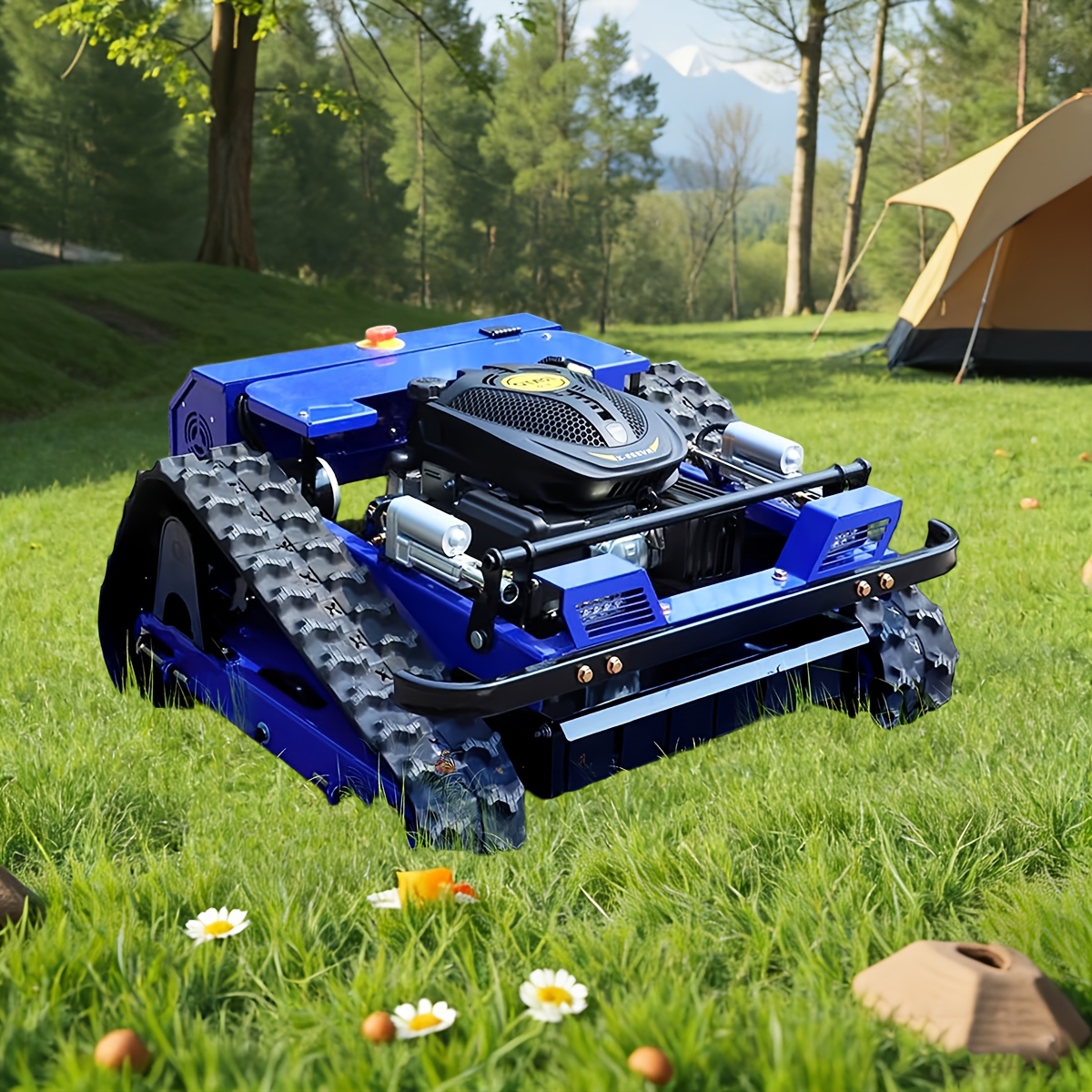 robotic lawn mowers sold on Temu United States