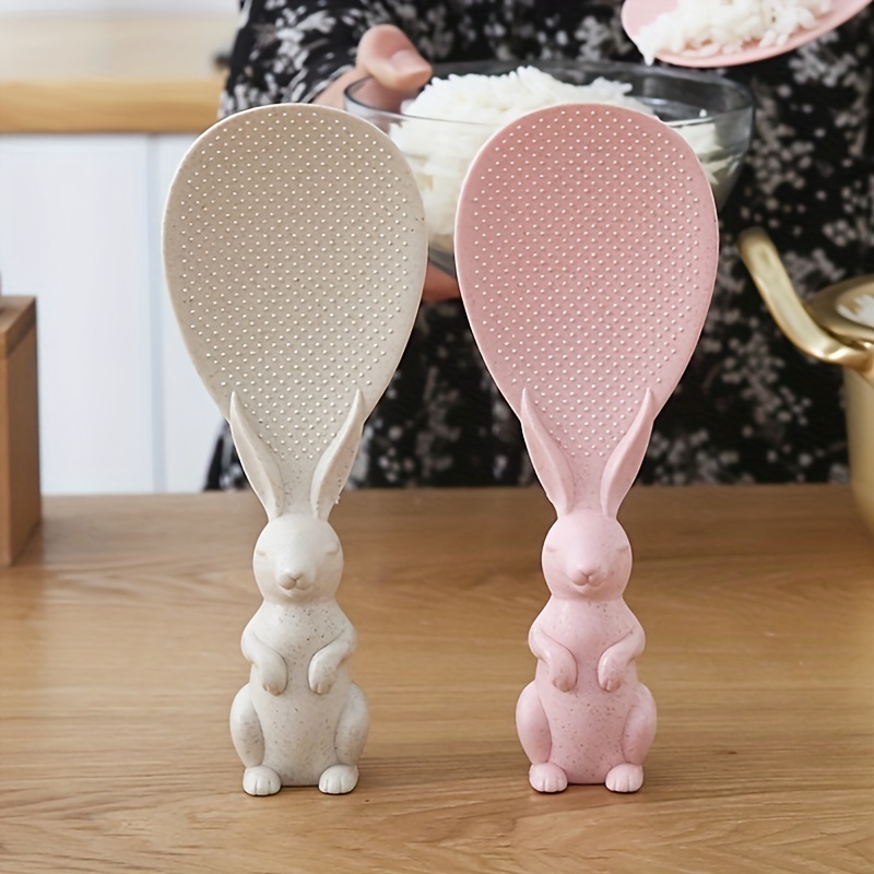 Creative Cute Rabbit Non stick Rice Scoop Bunny Shape - Temu Canada