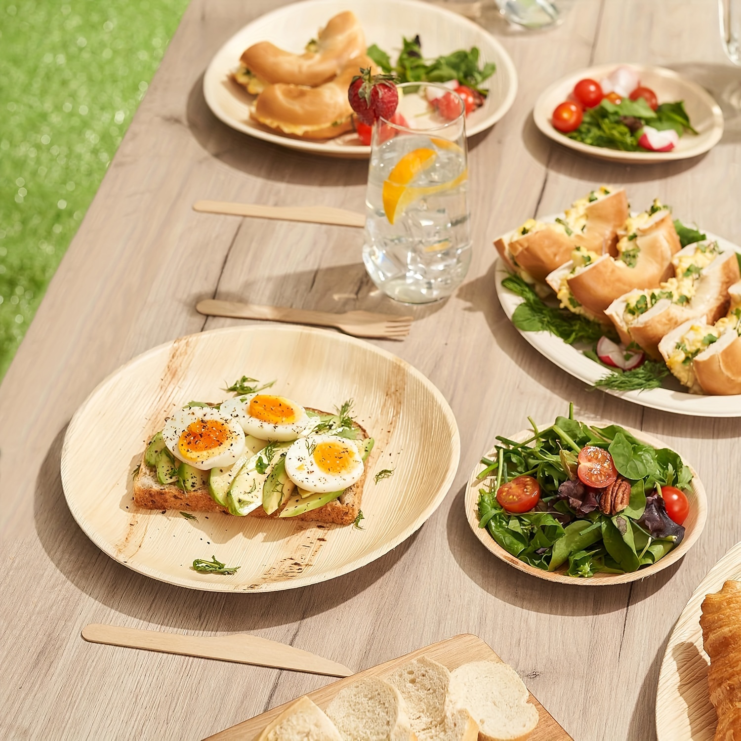 bamboo plates sold on Temu Australia