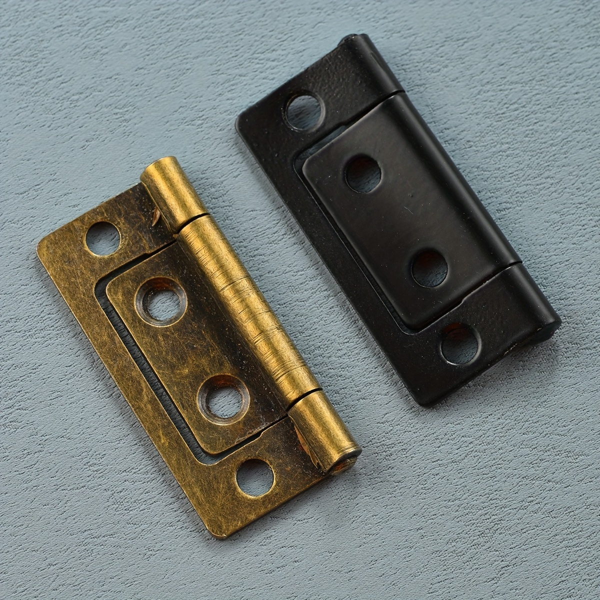 Black Bronze Bifold Door Hinges Screws Non mortise Antique - Temu
