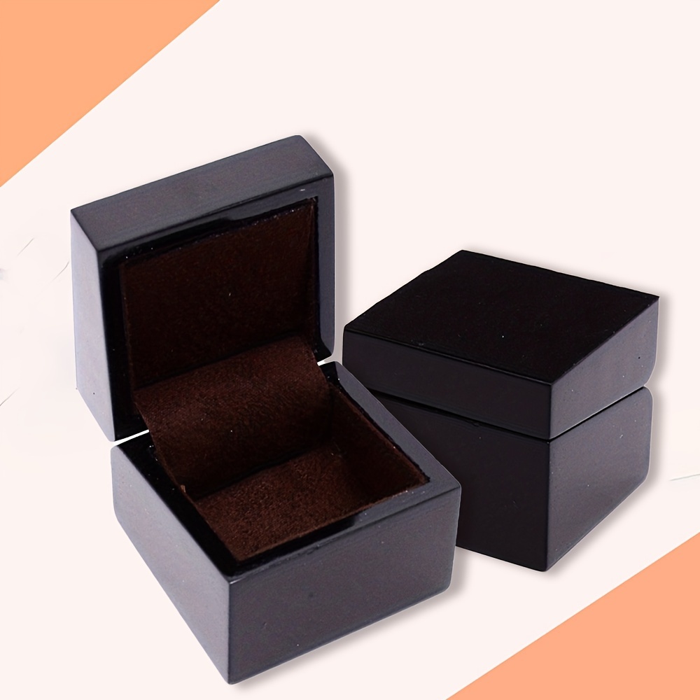 Wooden Jewelry Box Flip Cover Foam Mat - Temu Ireland