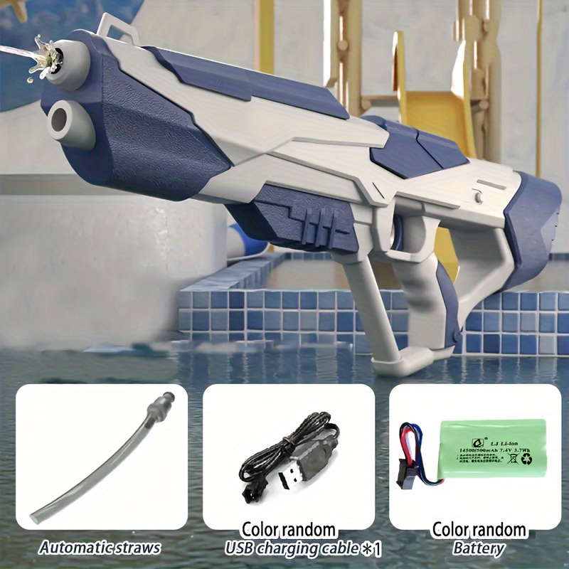 Powerful Electric Water Gun Long Range Safe Material - Temu