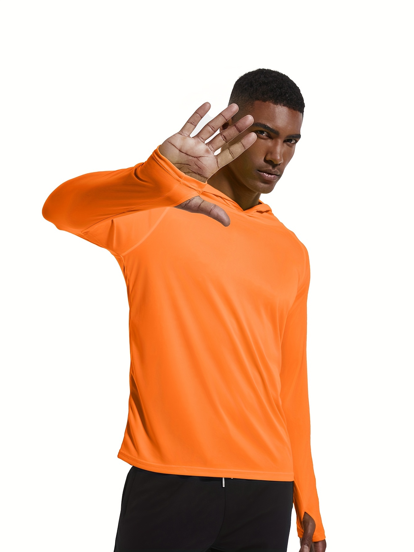 s Long sleeved Hooded Sun Protection Shirt To Prevent Rashes For Fishing SPF Running UV Shirt Lightweight T shirt