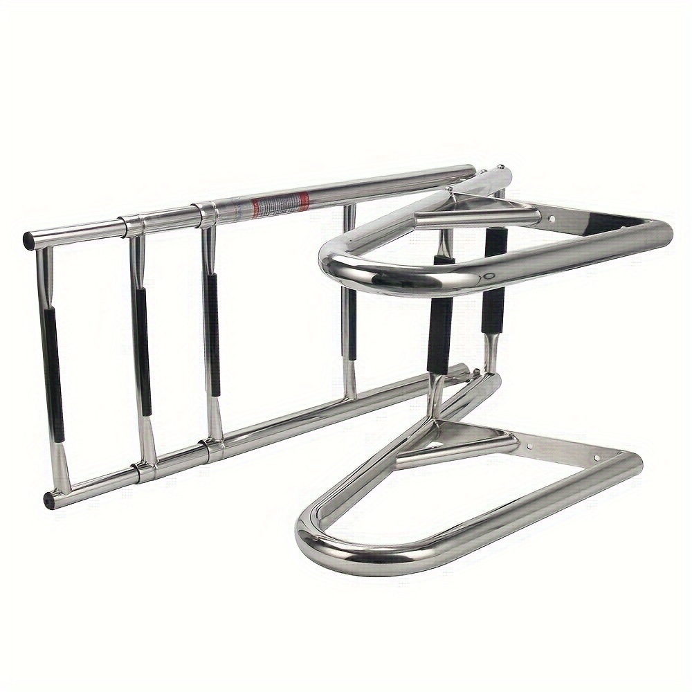6 Step Stainless Steel Dock Boat Ladder Marine Pontoon Heavy Duty ...