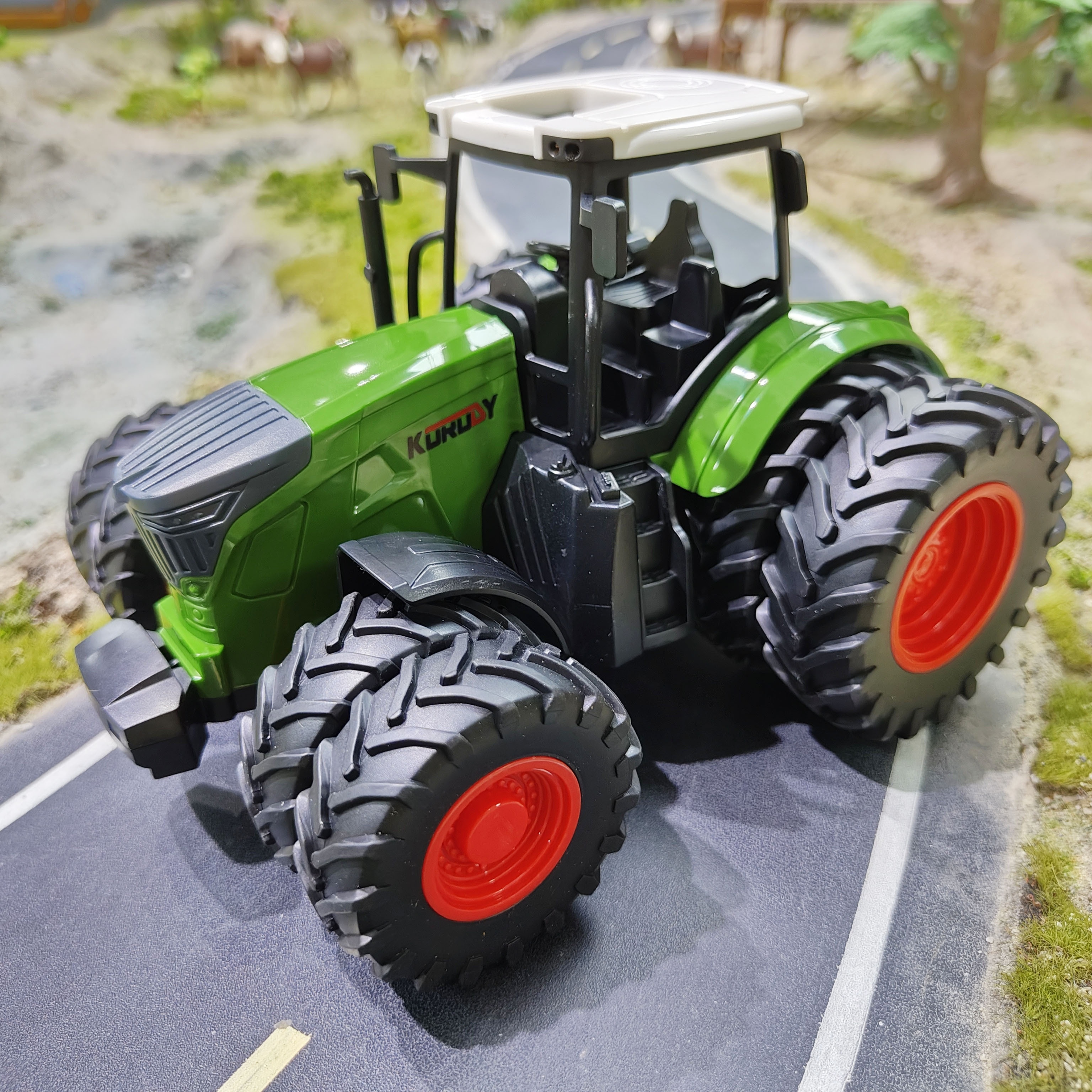 Plastic 8 wheel Farm Tractor Toy Weather resistant - Temu