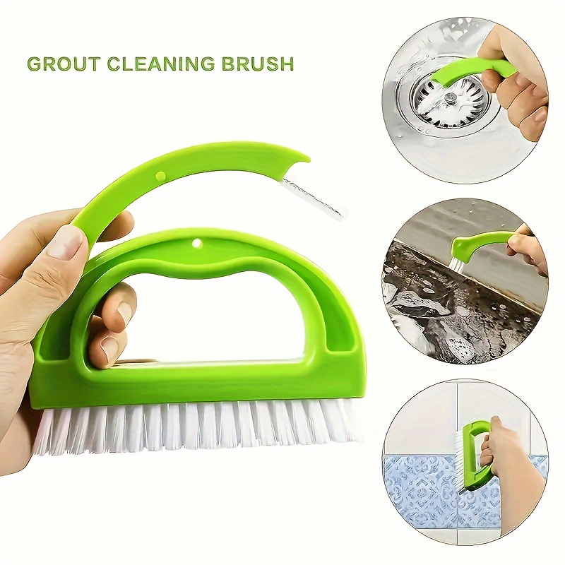 Grout Cleaning Brush Set Handheld Tile Scrubbers Deep - Temu
